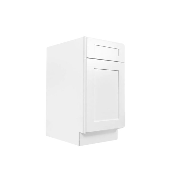 Ready To Ship Cabinets B21 Single Door Base Cabinet with Drawer and Shelf | Wayfair